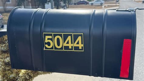 Image result for Custom House Numbers Mailbox
