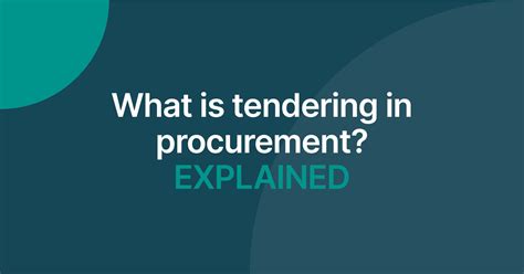 Image result for Tendering Process in Procurement
