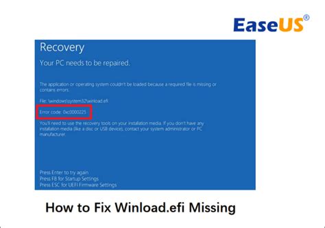 Image result for How to Load Winload.efi File to Hard Drive