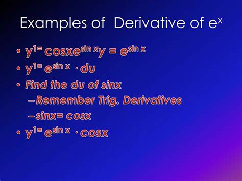 Derivatives Of Exponential Functions | PPTX
