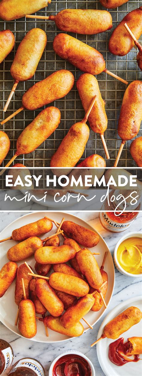 Image result for Homemade Mini Corn Dogs