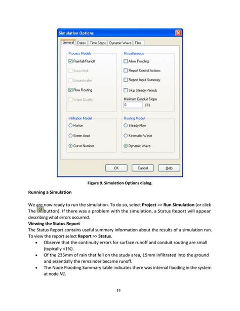 Image result for SWMM Tutorial Flooding