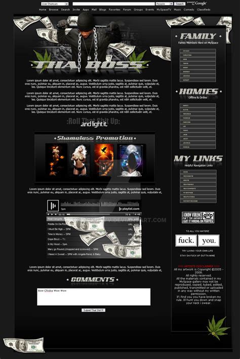 Image result for How to Make a Myspace Layout