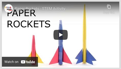 Image result for Paper Rockets Stem Activity