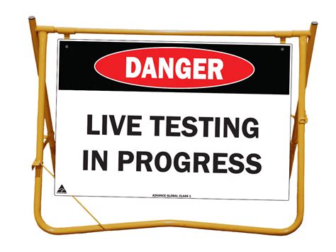 Image result for Live Test Sign