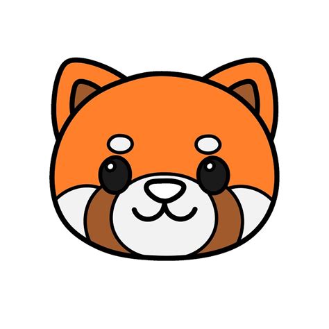 Image result for Red Panda Drawing