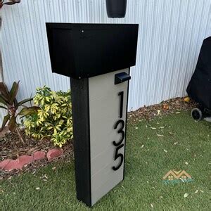 Image result for Custom House Numbers Mailbox