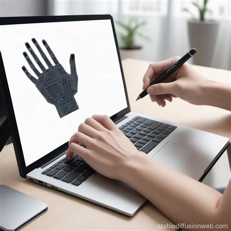 Image result for A Cool Image of a Hand Typing Computer