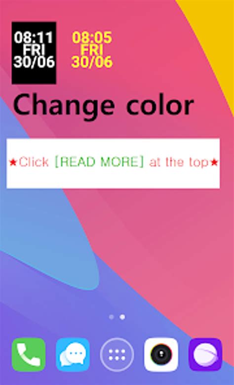 Image result for Large. Time Display On the Android