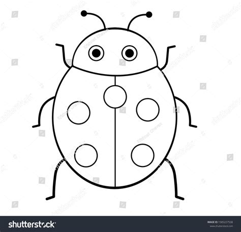 Image result for Ladybug Line Drawing