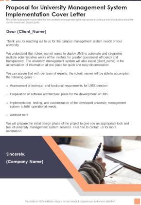 Image result for Letter for System Implementation