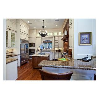 Image result for Kitchen Cabinets with Library Ladder
