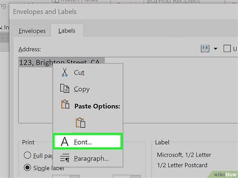 Image result for How to Create Sticker Labels in Word