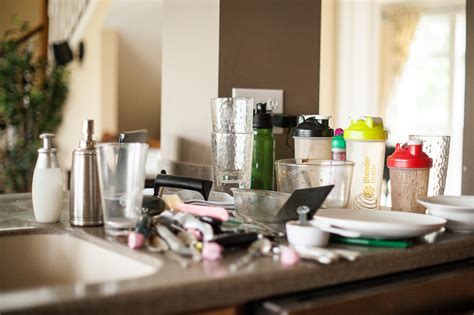Image result for Messy Kitchen Counter