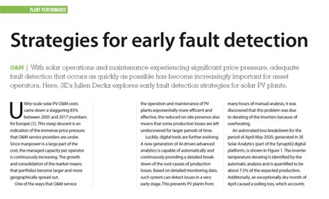 Image result for Emerging Fault Detection