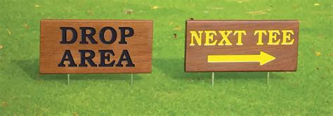 Image result for Golf Course Signs