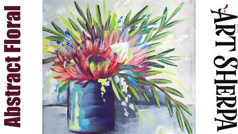 Image result for Abstract Flower Painting Tutorial