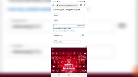 Image result for Google Mail CreateAccount