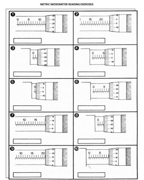 Image result for Micrometer Reading Practice Exercise