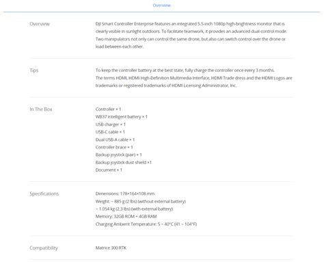 Image result for Matrice 300 Controller Explained