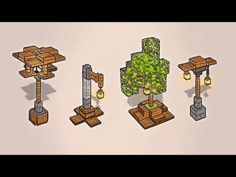 Image result for Torch Lamp Post Minecraft