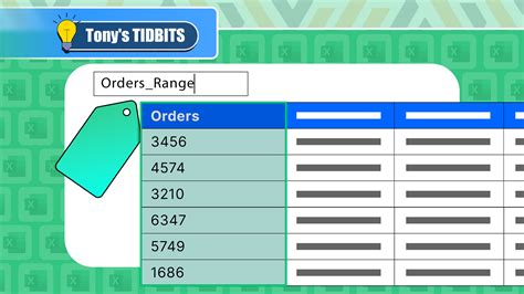 Image result for Excel Table Name