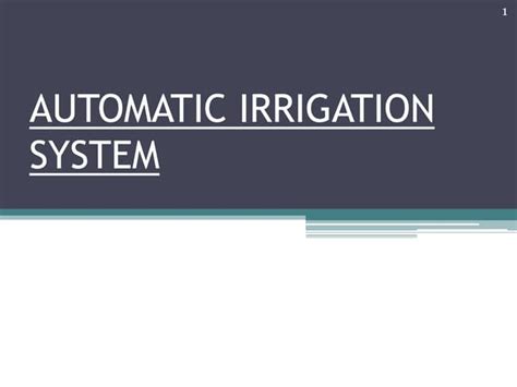 Image result for Automatic Irrigation System