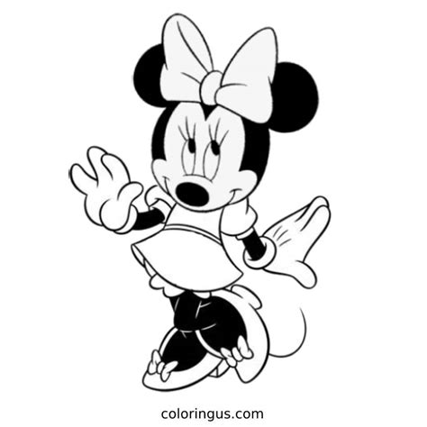 Image result for Minnie Mouse Coloring Pages