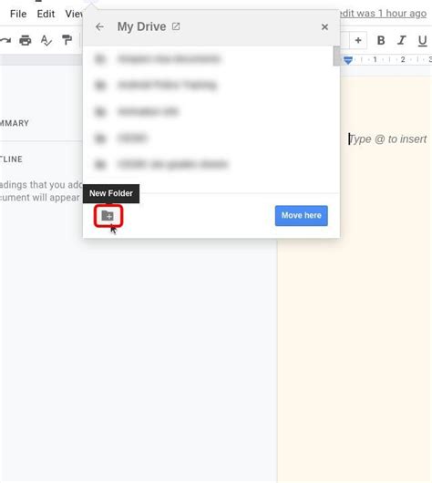 Image result for How to Create Folder Google Docs