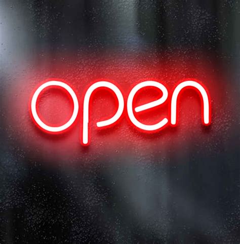 Image result for Neon Open Sign