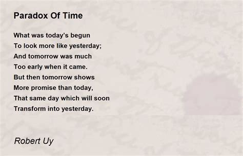 Image result for Paradox Poem Examples