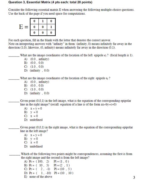Image result for Essential Matrix Theory