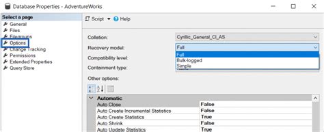 Image result for SQL Server Recovery Models