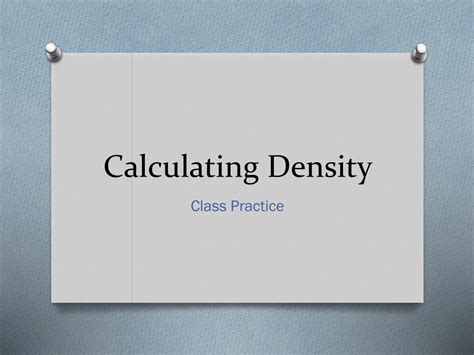 Image result for Calculating Density