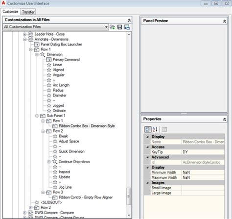 Image result for AutoCAD Dimension Panel