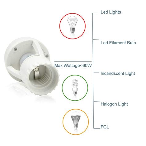 Image result for Motion Sensor Light Socket