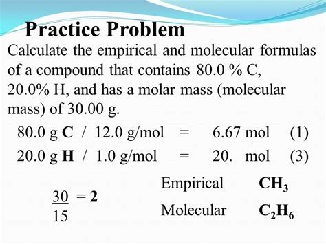 Image result for Molecular Formula Examples