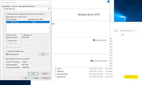 Image result for Page File Windows Server