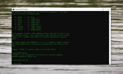 Image result for CMD Commands Color Change