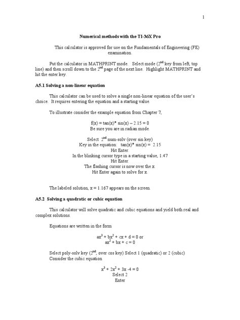 Image result for TI-36X Pro User Guide