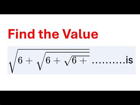 Image result for Root6 Root6 Root6 Infinity Solve