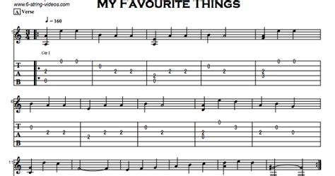 Image result for My Favorite Things Guitar Tutorial