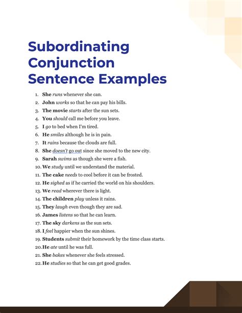 Image result for How to Use Subordinating Conjunctions