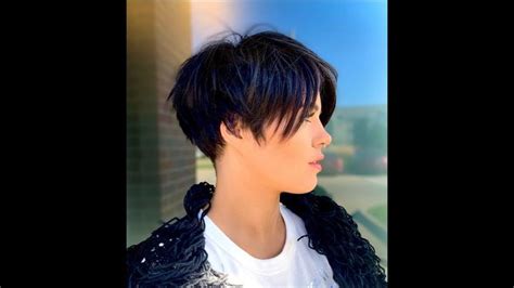 Image result for Long Pixie Cut Undercut Tutorial
