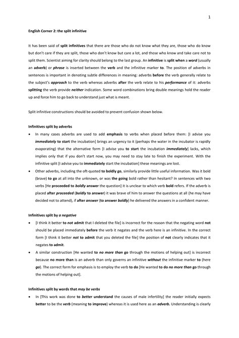 Image result for Split Infinitive Meaning