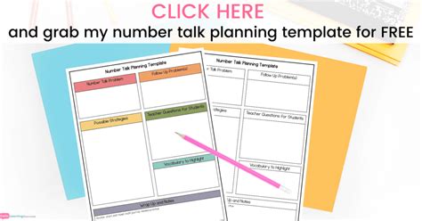 Image result for Number Talk Planner Examples