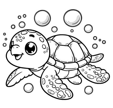 Image result for Turtle Coloring Pages