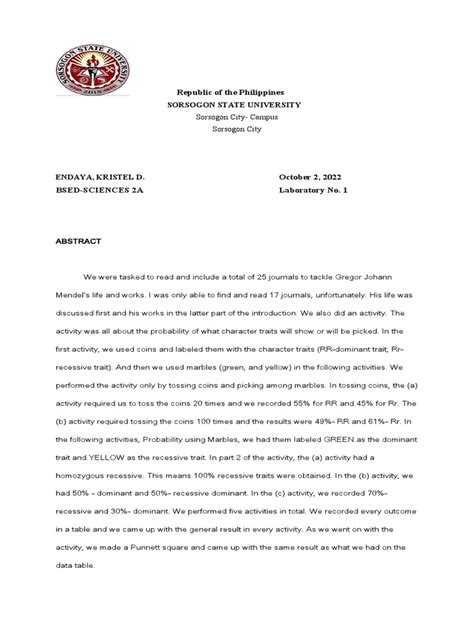 Image result for Lab Abstract Examples