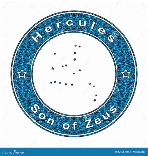 Hercules Strongman Cartoon Style, Outline Drawing Vector Illustration ...