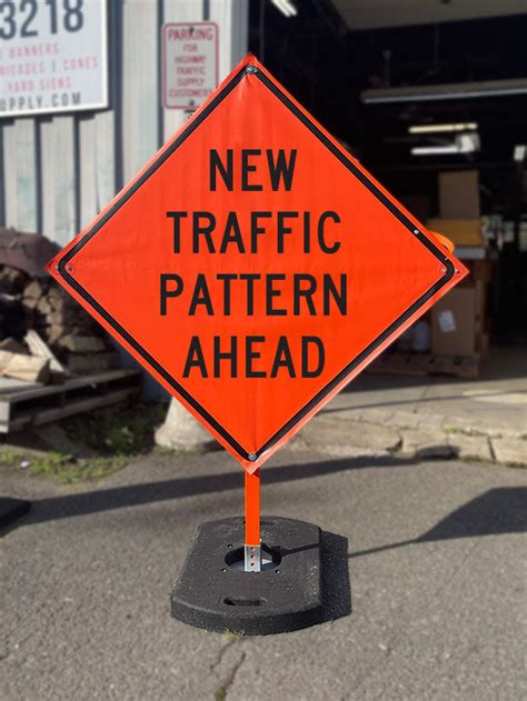 Image result for Traffic Pattern Change Sign